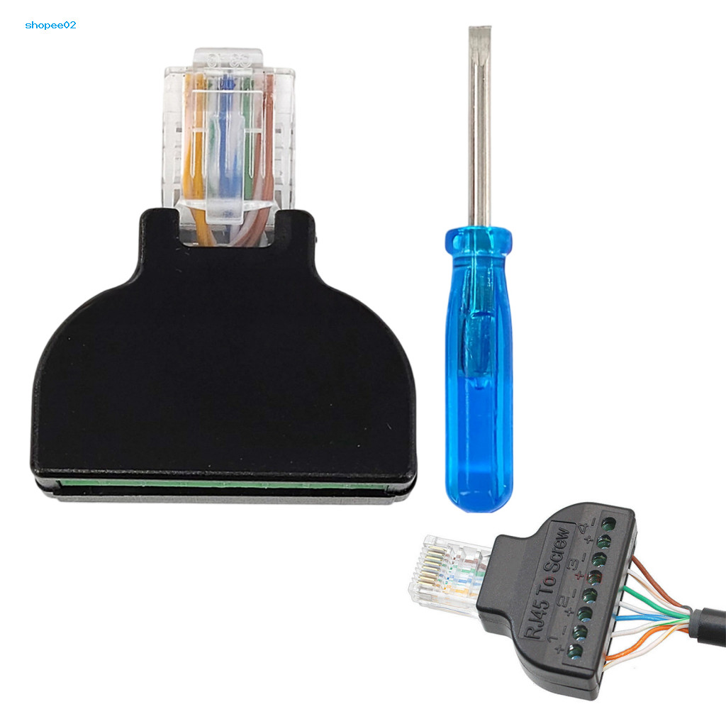 fgDijon Network Adapter Ethernet Extender Universal Rj45 Male to Screw ...