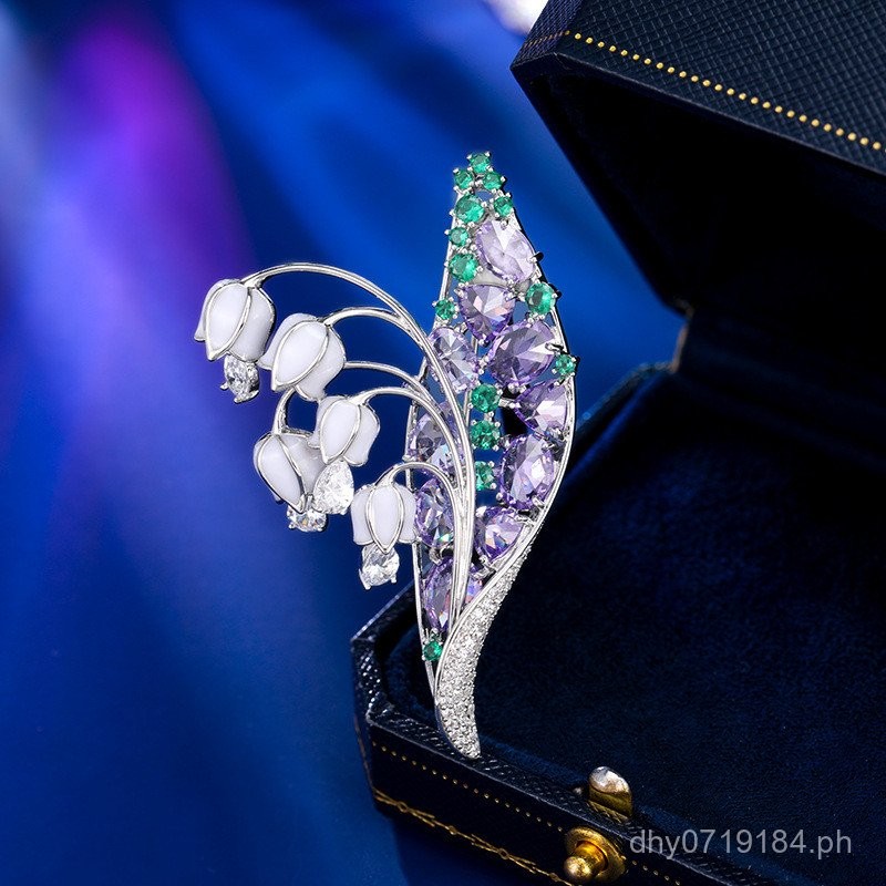 Brooch Pin Versatile Elegant Light Luxury Cardigan Accessory Fixed ...