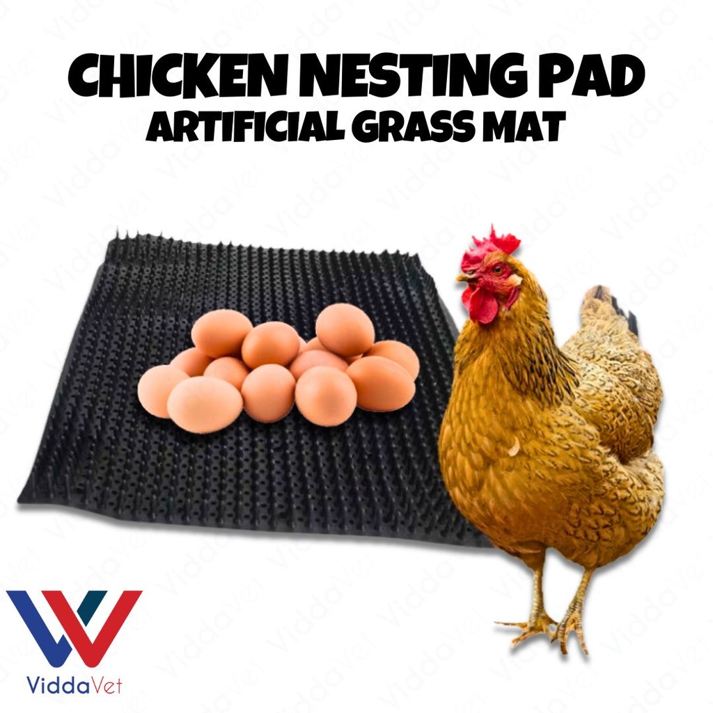 Chicken Nesting Pad Mess-Free Nest Box Liner That Keeps Eggs Safe ...