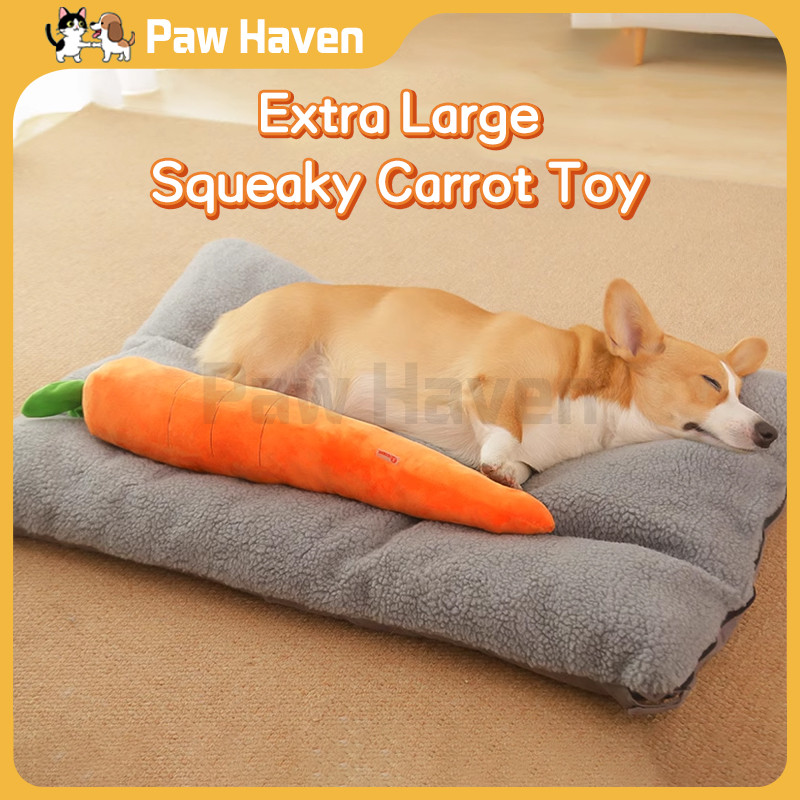 Extra Large Pet Squeaky Toy Pet Carrot Toy Pet Sleeping Companion Toy ...