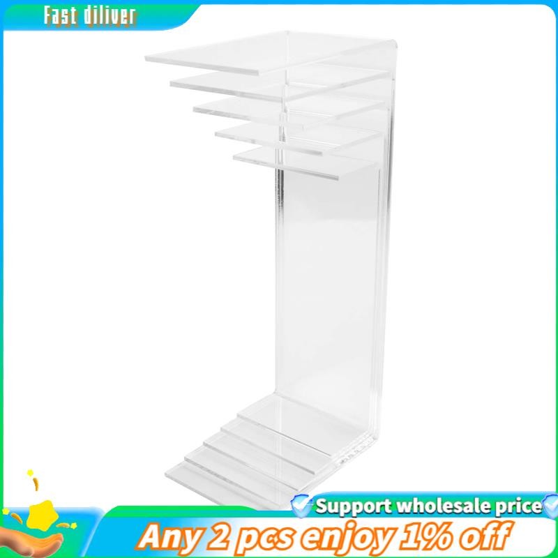 5 Pack Clear Acrylic Display Risers, 5 Sizes Acrylic Jewelry Display ...