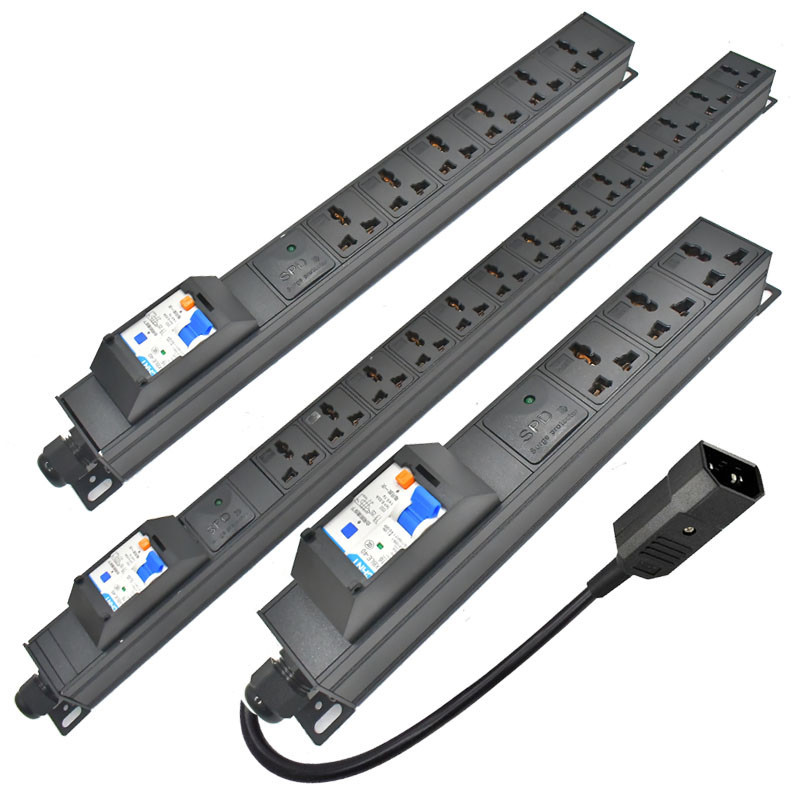 PDU Power Strip Distribution Unit 1-19 Way Universal output Socket ...