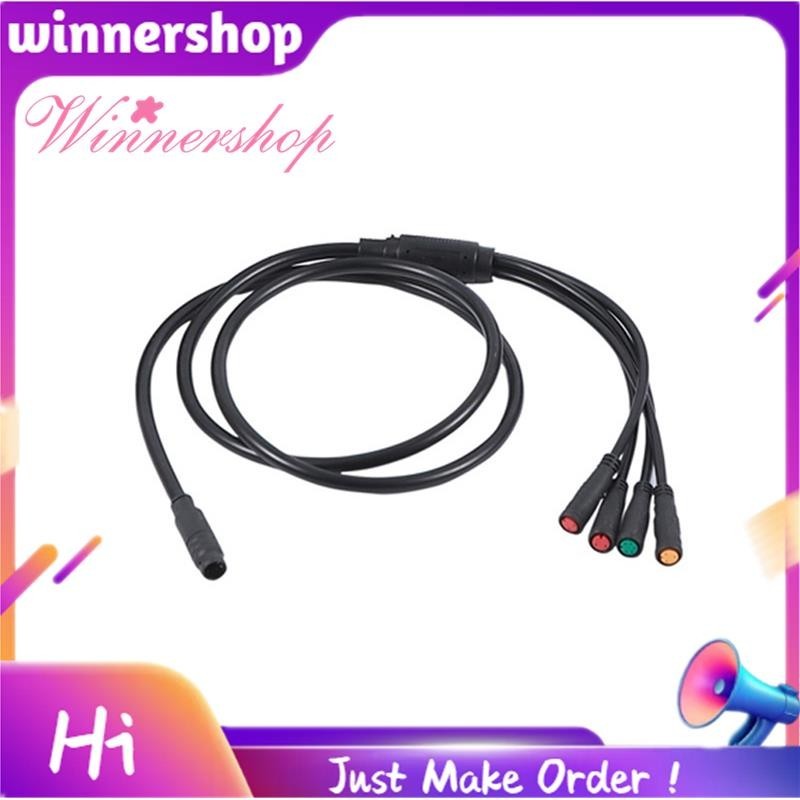 1 Piece Mid-Mounted 1T4 Adapter Waterproof Cable Black Composite ...