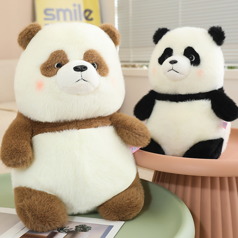 New Hot Giant Panda Plush Toy Cute Soft Stuffed Animals Brown Bear ...