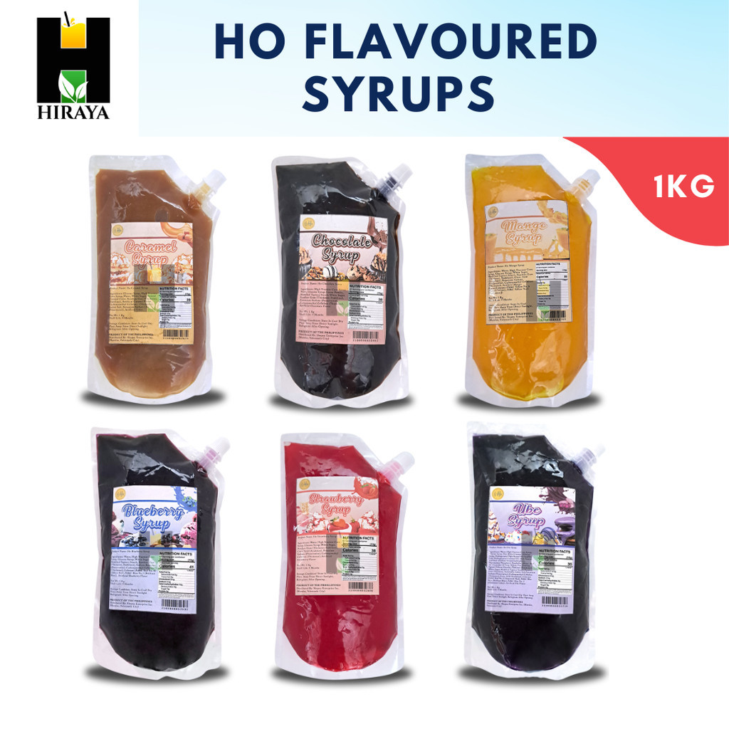 HO Syrups 1kg/ Caramel/ Ube/ Strawberry/ Chocolate/ Mango/ Ube ...