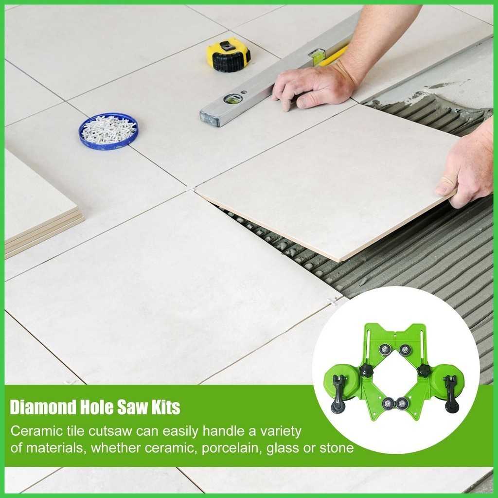 Tile Hole Kit Tile Opener Hole Drill Bits With Double Suction Cups Hole ...