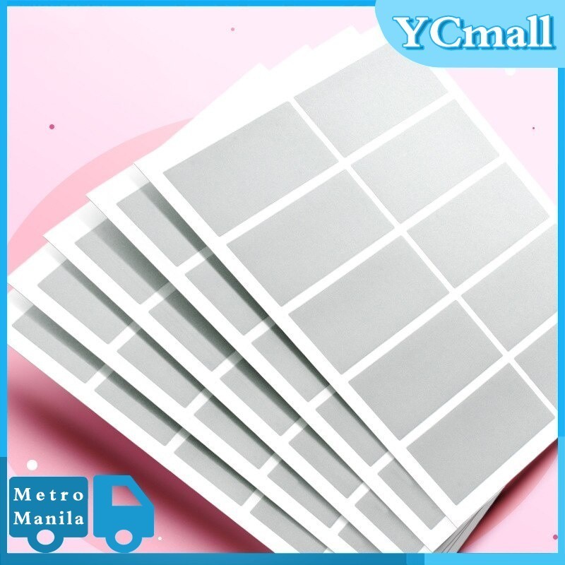 50pcs/Set Diy Scratch Off Labels Sticker Party Activity Game Stickers ...