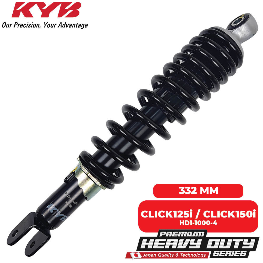 KYB Heavy Duty Click 125i / Click 150i [332mm] Motorcycle Shock ...