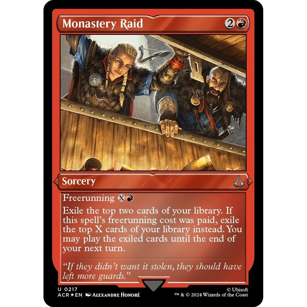 Monastery Raid (Foil Etched) [Assassin's Creed] | Shopee Philippines