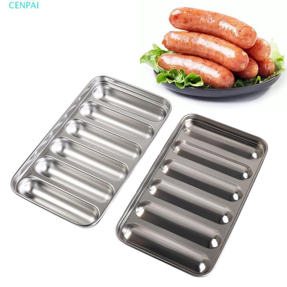 CENPAI Sausage Mold Household Kitchen Ham Mould Stainless Steel DIY 6 ...