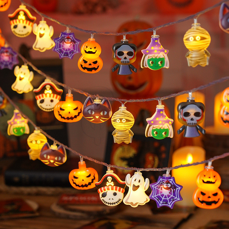 1.5M Halloween Light Strings - Festival Decorative Lantern String - LED ...