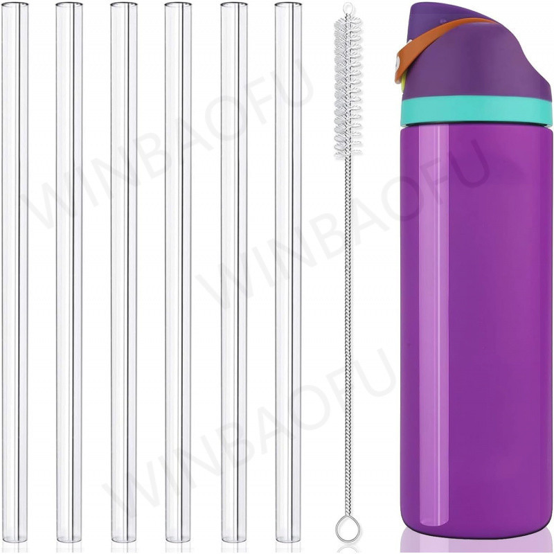 6pcs Replacement Straws for Owala FreeSip 24oz 32oz Reusable Clear ...