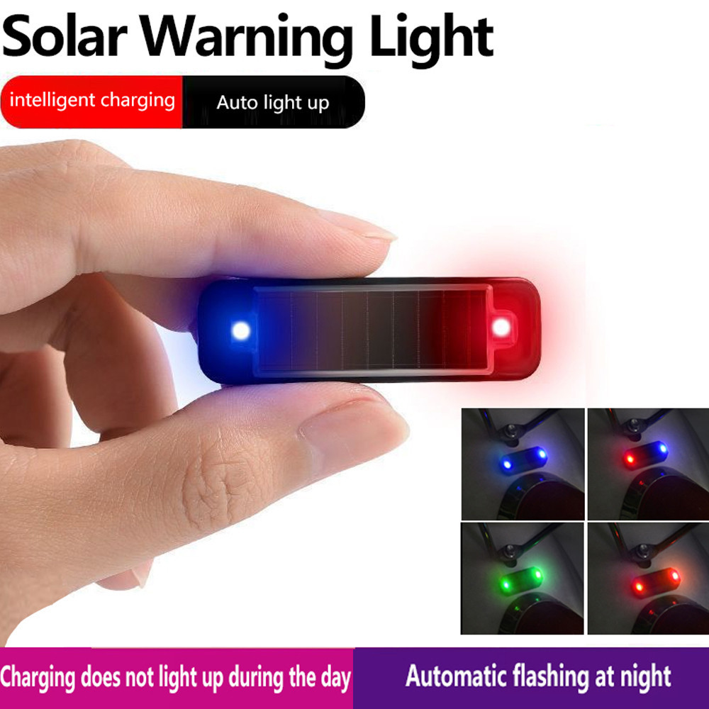 Solar warning light car rear collision prevention free breathing light ...