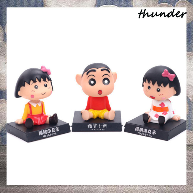 Exclusive deal! Sakura Momoko Nohara Shinnosuke Shake Head Doll Model ...