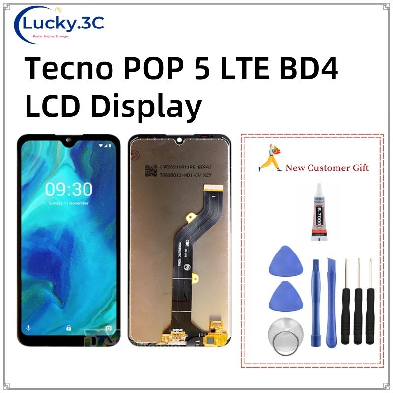 Tecno POP 5 LTE BD4 LCD Display Touch Screen Digitizer Replacement ...