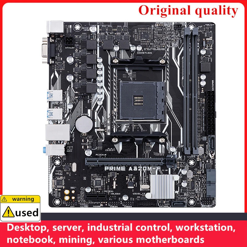 ASUS PRIME A320M-F Motherboard Socket Am4 Pcie Ddr4/A320 Gaming ...