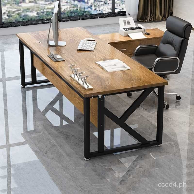 Office Desk Simple Modern Boss Single Table and Chair Combination ...