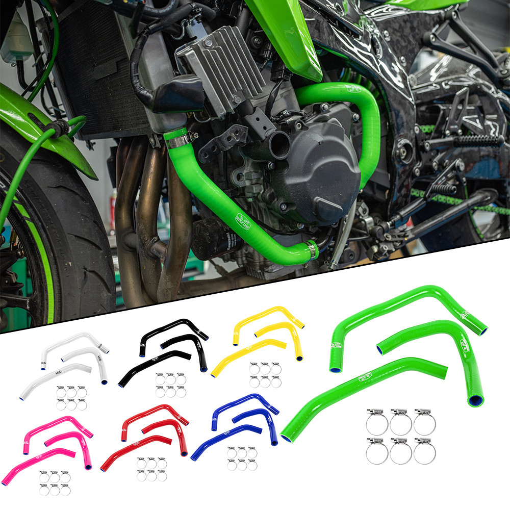 Motorcycle Radiator Hoses Water Coolant Tube Silicone Hose For Kawasaki ...