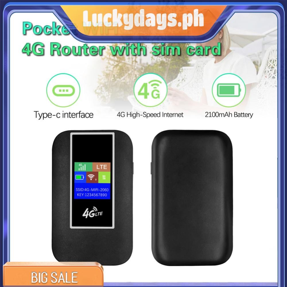 4G LTE Mobile WiFi Router 150MbpsPortable WiFi Hotspot with SIM Card ...