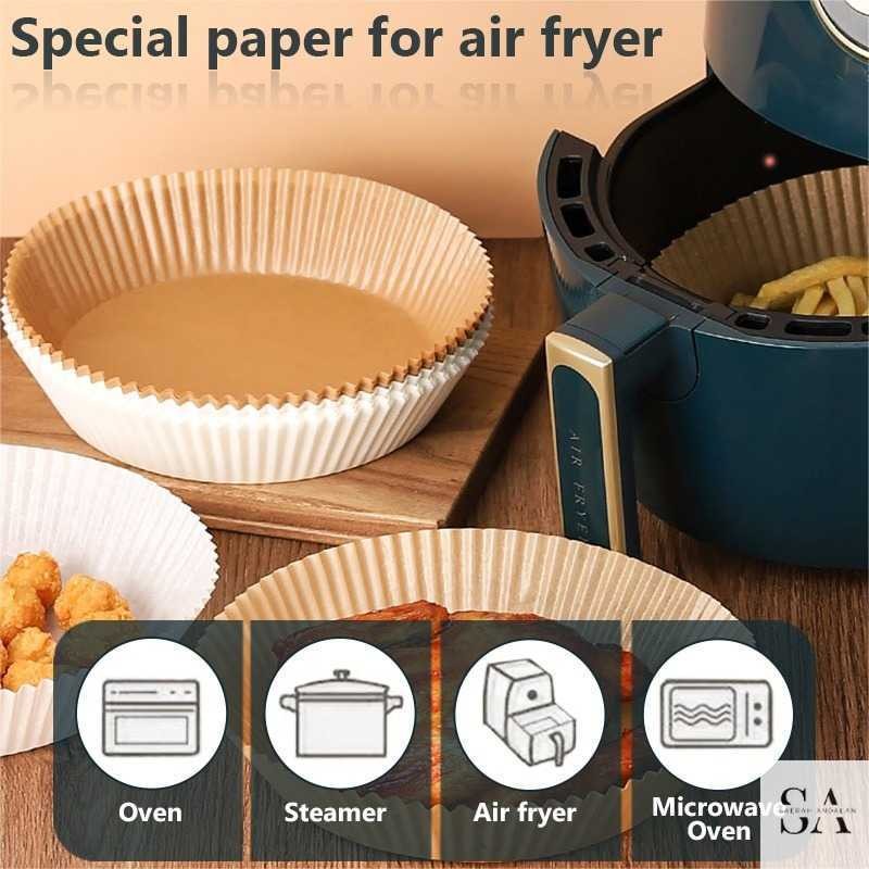 One Two Cups Air Fryer Lining Paper Liner Oilproof 16cm 50 PCS - XK16 ...