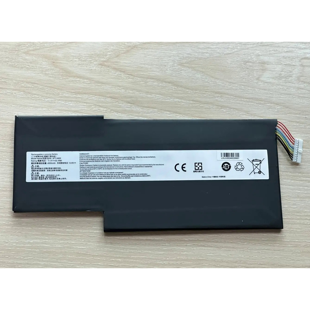 BTY-M6K Laptop Battery For MSI MS-16K3 GF65 GF63 MS-17B4 Thin 8RD GF75 ...