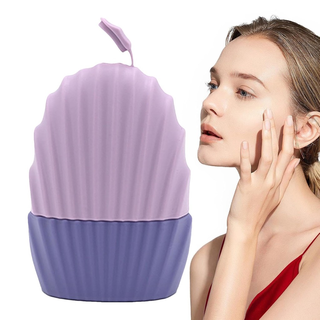 Ice Roller for Face and Eye, Silicone Ice Facial Roller Ice Holder ...