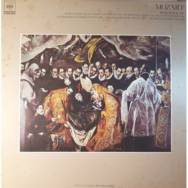 Wolfgang Amadeus Mozart Turntable/Bachcollegium Stuttgart Gächinger ...