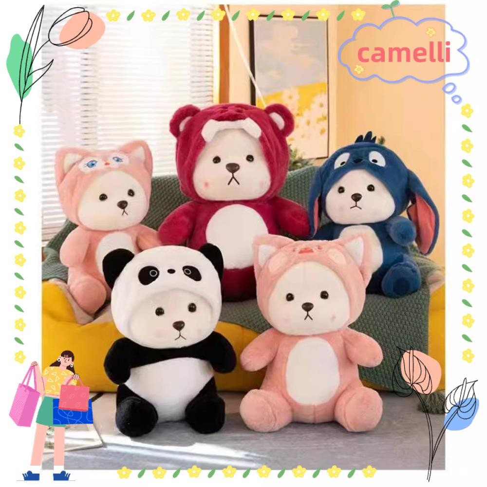 CAMELLI Stuffed Animal, Lina Bear 25cm Plush Doll Toy, Gift Plushies ...