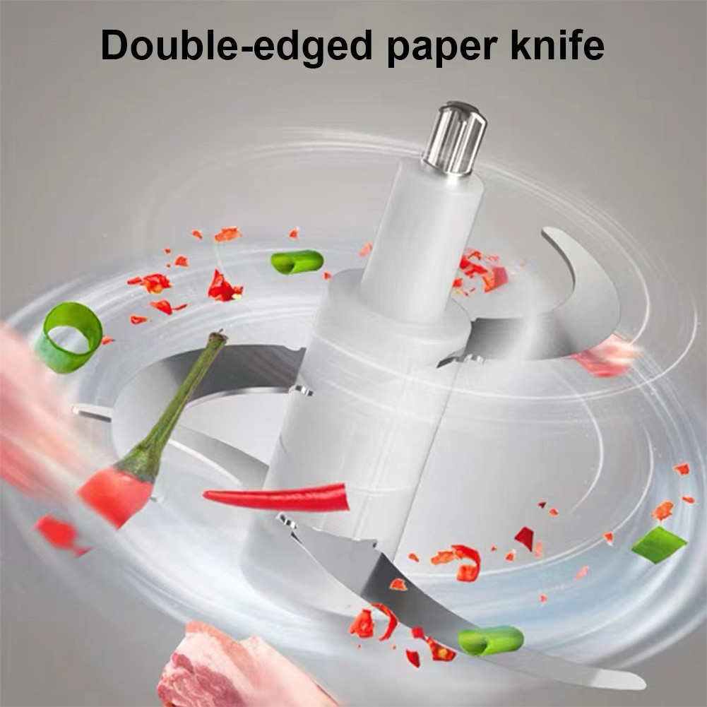 2L Electric Meat Grinder Mincer Food Chopper Stainless Steel Food ...