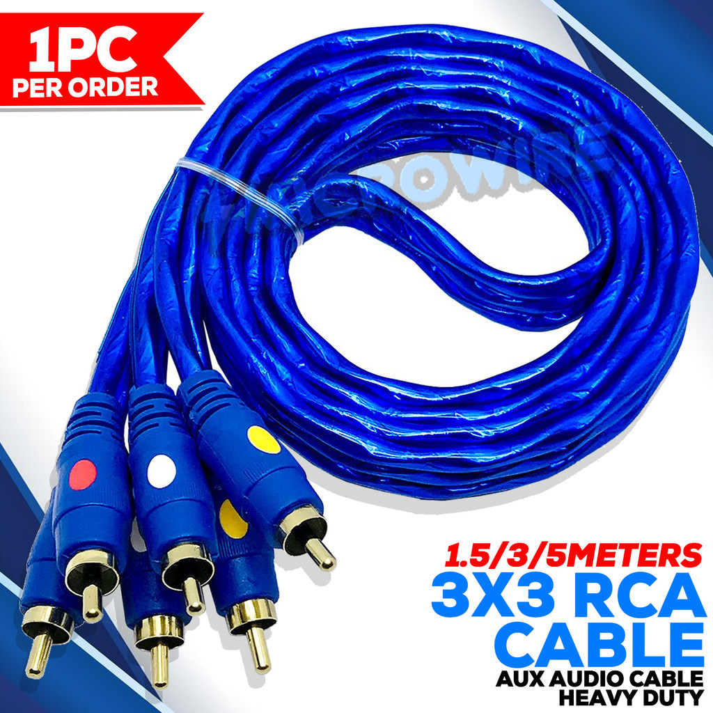 nxp-RCA CORD 3X3 6MM HEAVY DUTY | Shopee Philippines