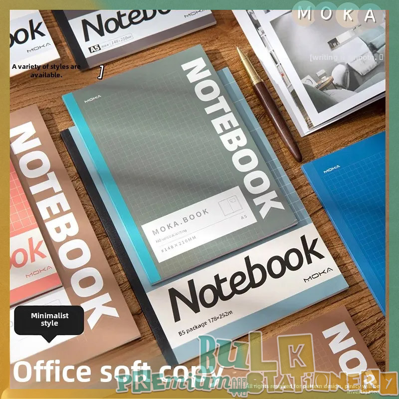 BK Moka Notebook Soft Cover Office Diary Student Admission Promotion ...