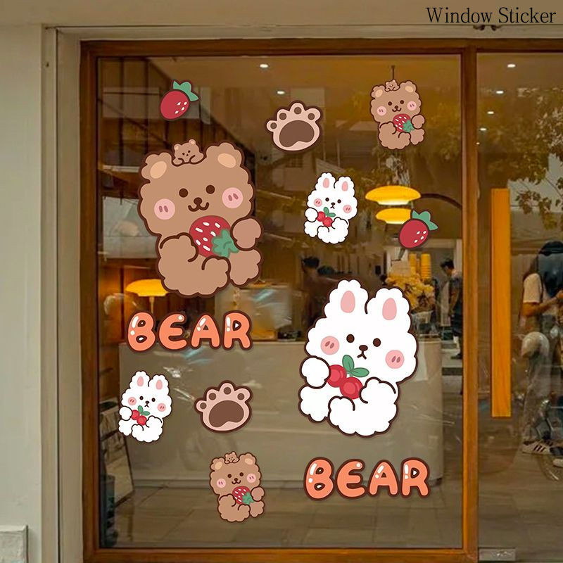 Ins Style Window Glass Stickers Sliding Door Anti-collision Stickers ...