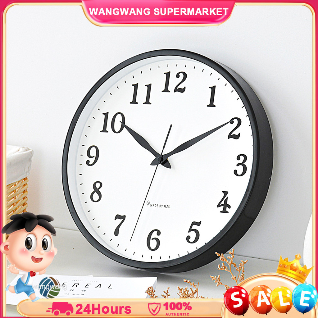 8-inch Simple and Beautiful Wall Clocks for Household Use.Round Digital ...
