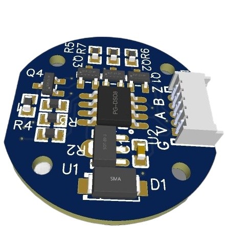 Mini Miniature Small Split High Speed Magnetoelectric Rotary Encoder ...