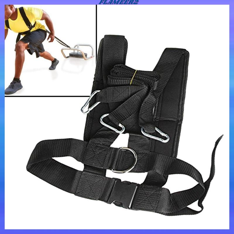 [Flameer2] Harness Sled Shoulder Strap Padded Multifunctional Strength ...