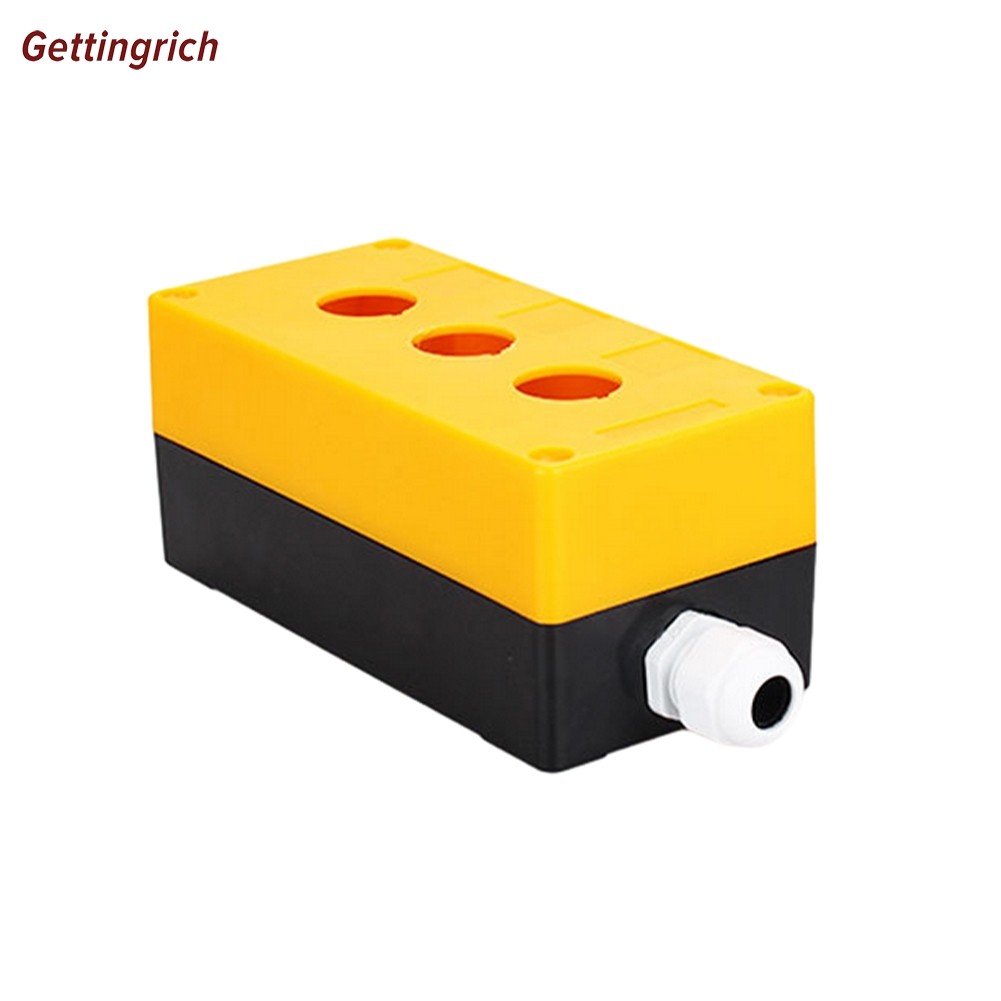 [GTH] 22mm Hole Emergencye Stop Push Button Switch Box Waterproof Plastic Control Box | Shopee ...