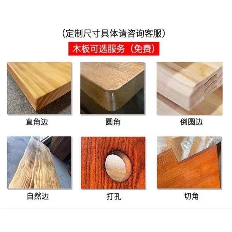 Wooden Table Panel Solid Wood Boards Customized Pine Old Elm Large ...