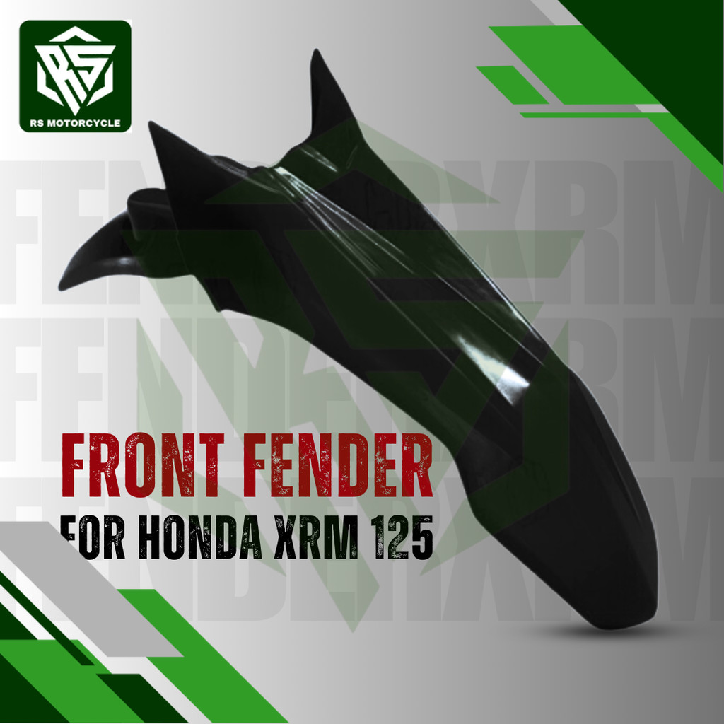 [RS MOTORCYCLE] HONDA XRM 125 FRONT FENDER | Shopee Philippines