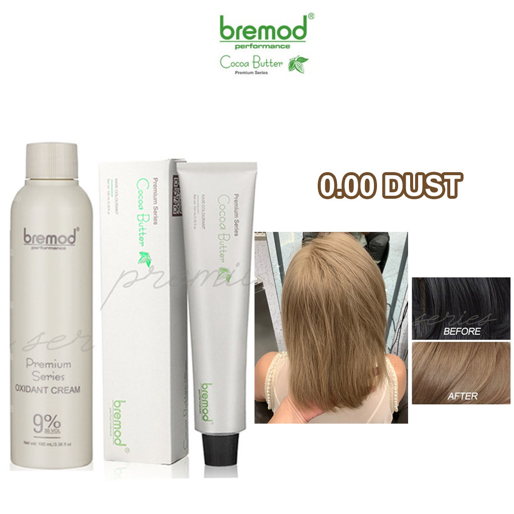 Bremod Coco Butter Hair Color Dust 0.00 With Oxidizing Cream 100ml Hair ...