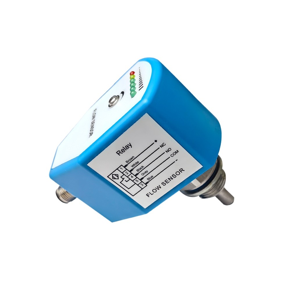 Thermal conductivity type flow switch water/oil/gas/water pump flow ...