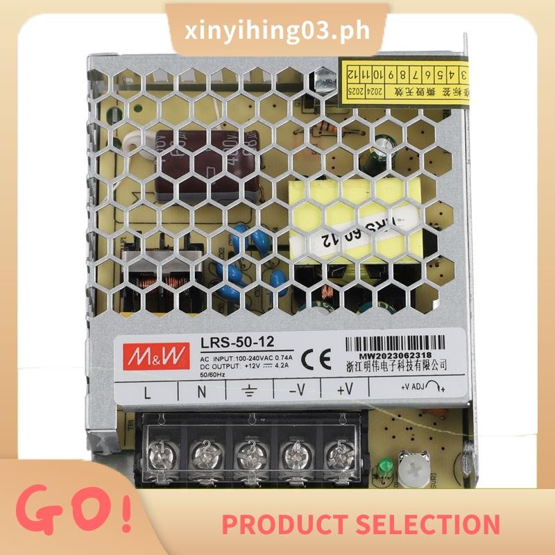In Stock Mean Well LRS Switching Power Supply, LRS-50-12 50W 4.2A Transformer | Shopee Philippines