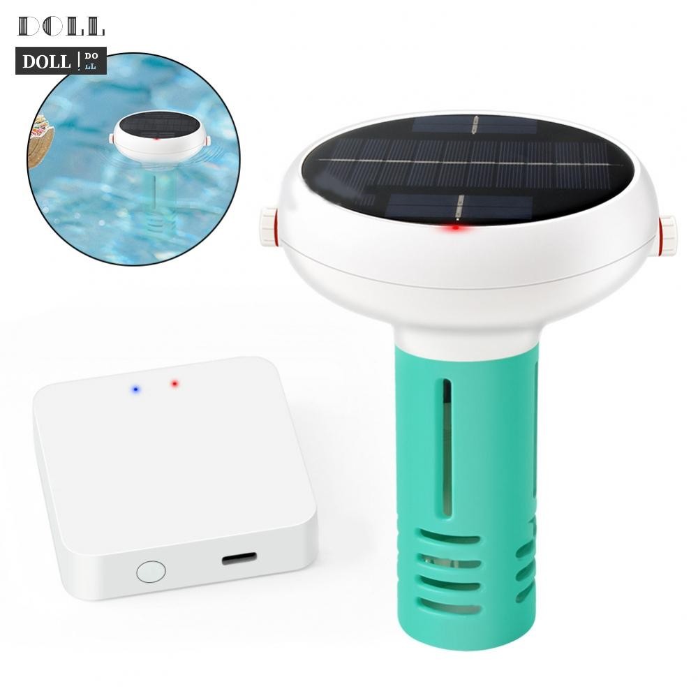 Smart Wireless Pool Monitor for PH/ORP/EC Solar Power Pool Water ...