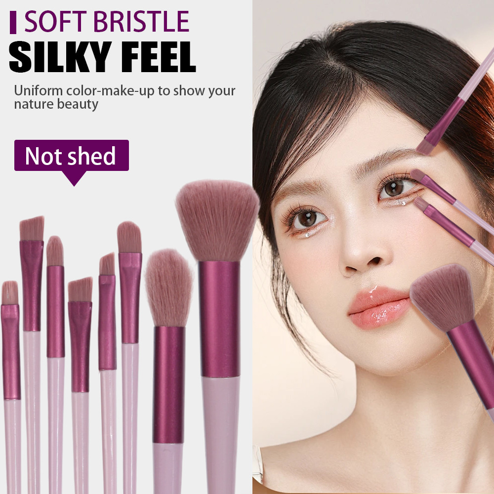 13Pcs Soft Fluffy Makeup Brushes Set - Foundation Eyeshadow Blush ...