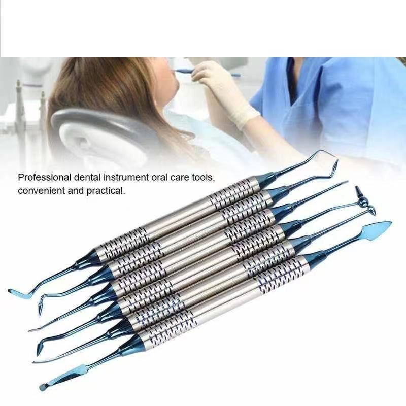 12 Pcs Composite Resin Spatula Titanium Plated Head Thick Handle ...