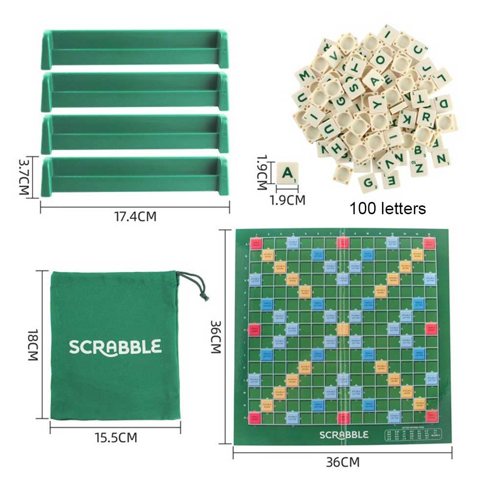 Scrabble Original Board Game 2-4 Players Ages 10+ Classic Word Forming ...