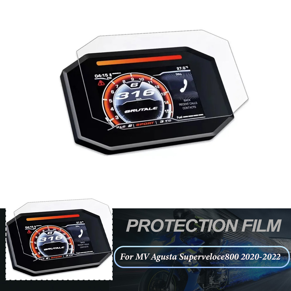 Motorcycle Speedometer Dashboard Cluster Scratch Screen Film For MV ...