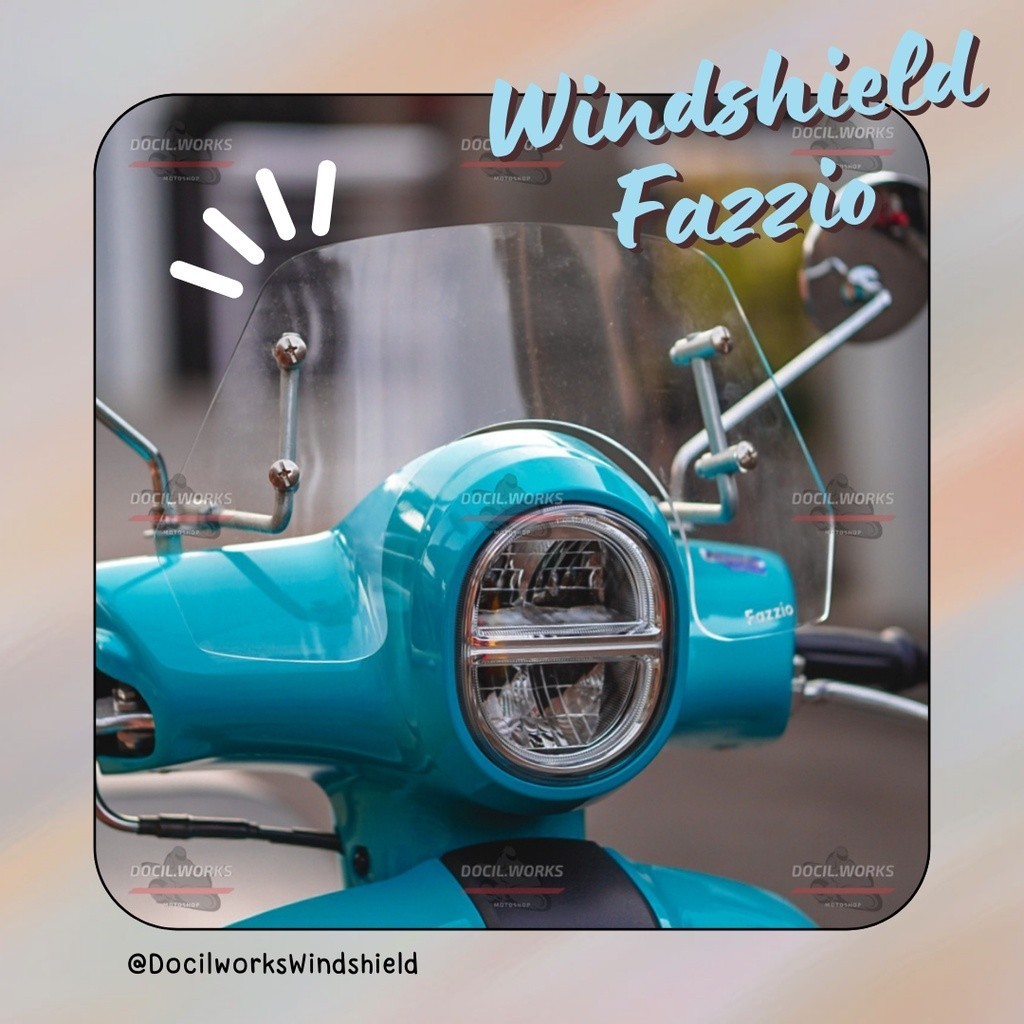 Windshield FAZZIO 125 VISOR FAZZIO 125 Shield FAZZIO VISOR FAZZIO ...