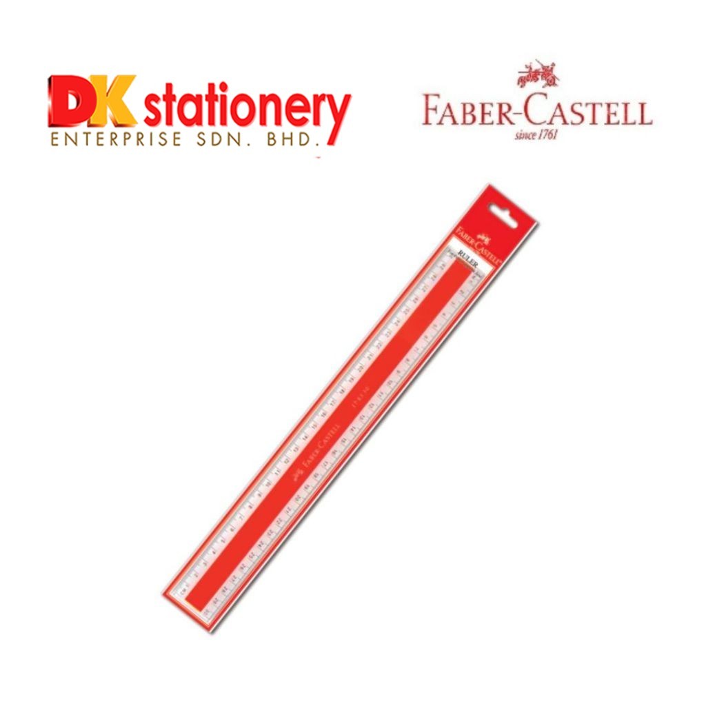 Faber-Castell Plastic Ruler 30cm | Shopee Philippines