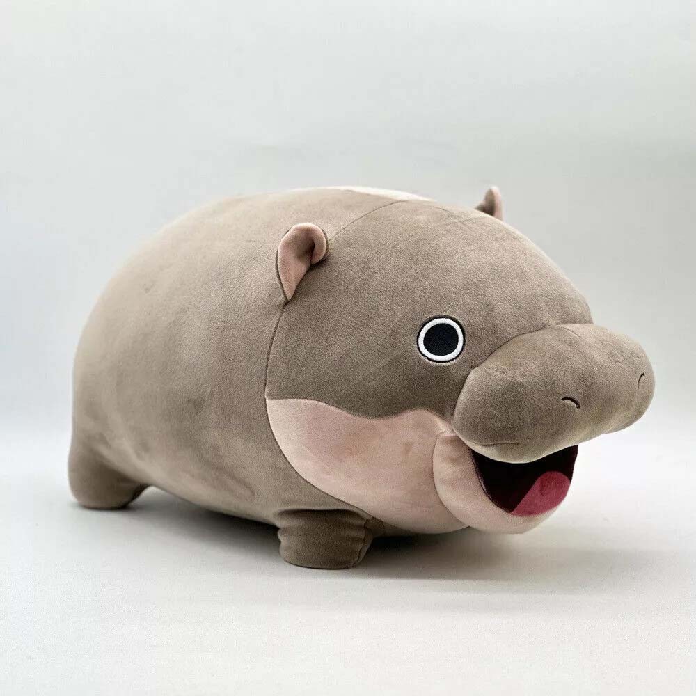 Moo Deng Hippo Plush, Moo Deng Plush Toys,Moo Deng Toy,Cute Pygmy Hippo ...