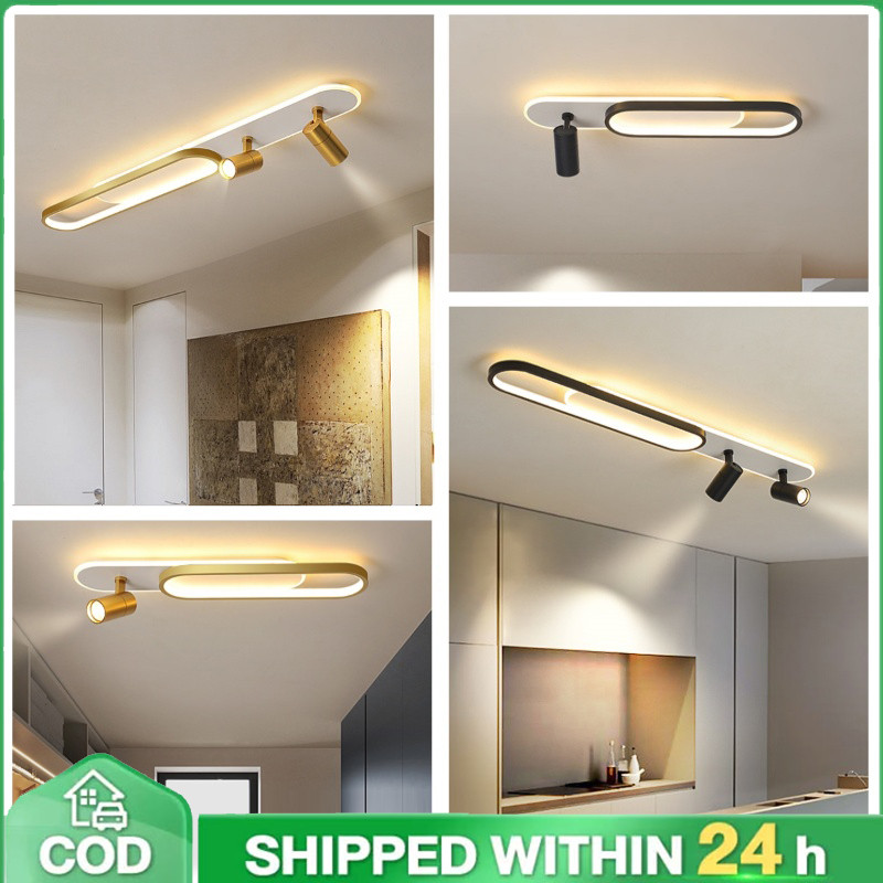 Modern Kitchen LED Tricolor Chandelier Ceiling Light Bar Counter Lights ...